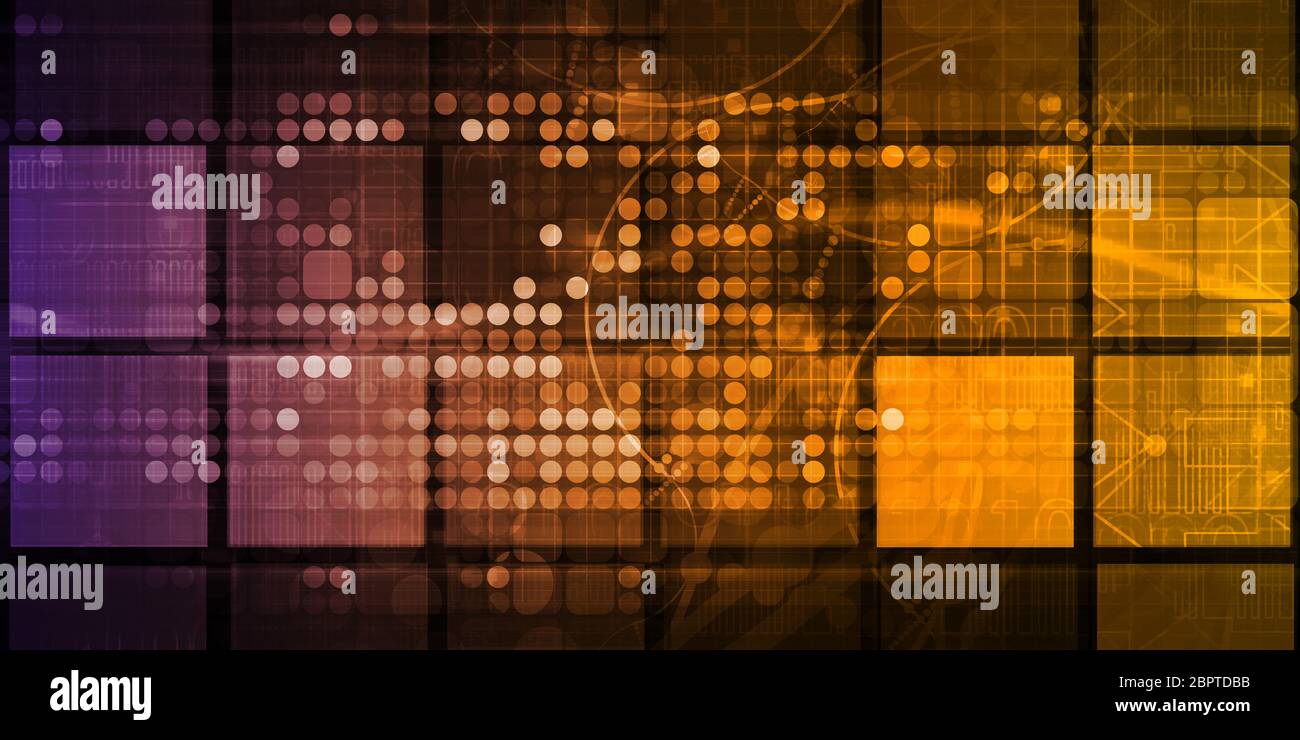 Data Solutions Science Presentation Background Abstract Art Stock Photo ...