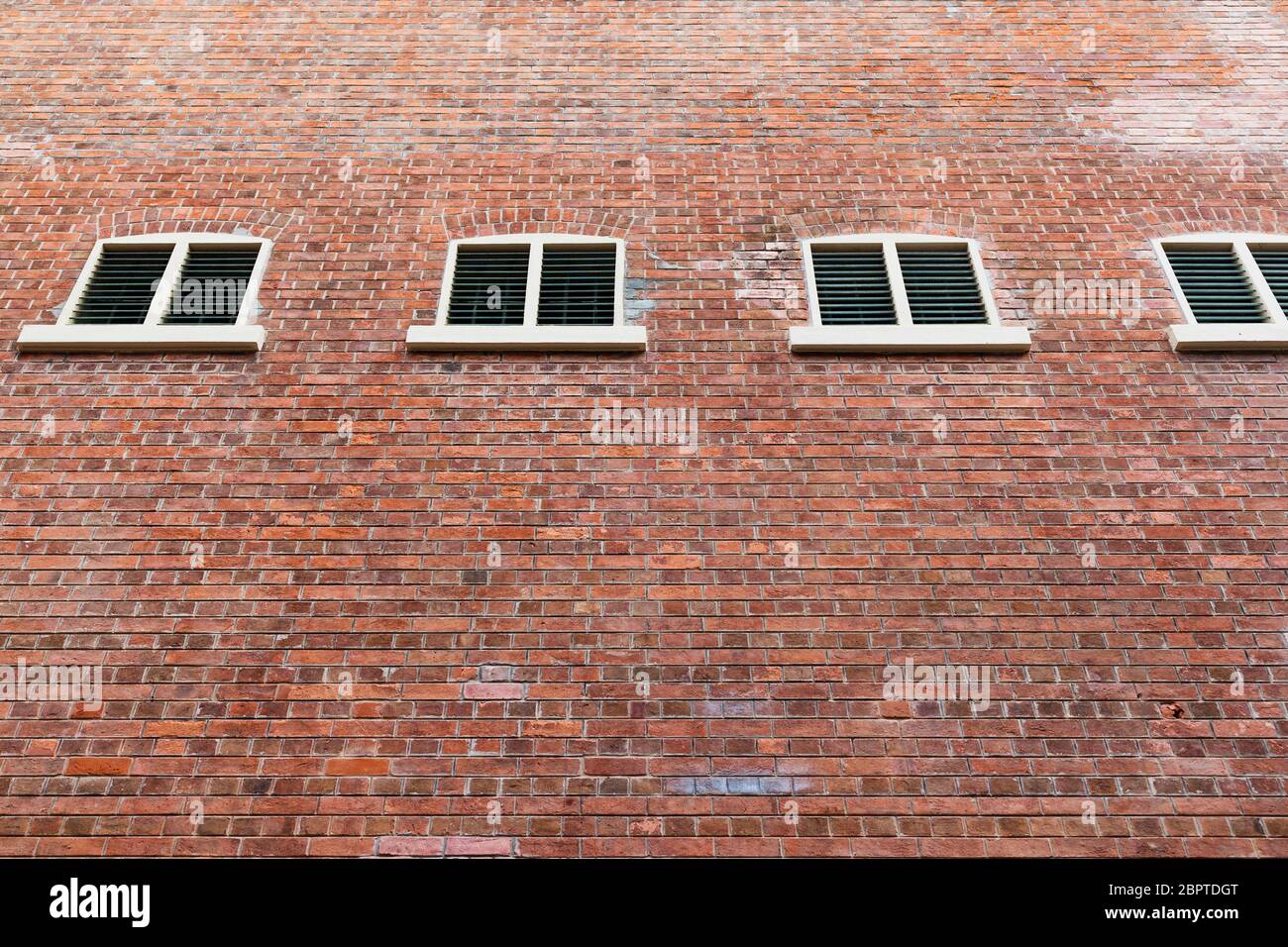 Red brick building architecture Stock Photo - Alamy
