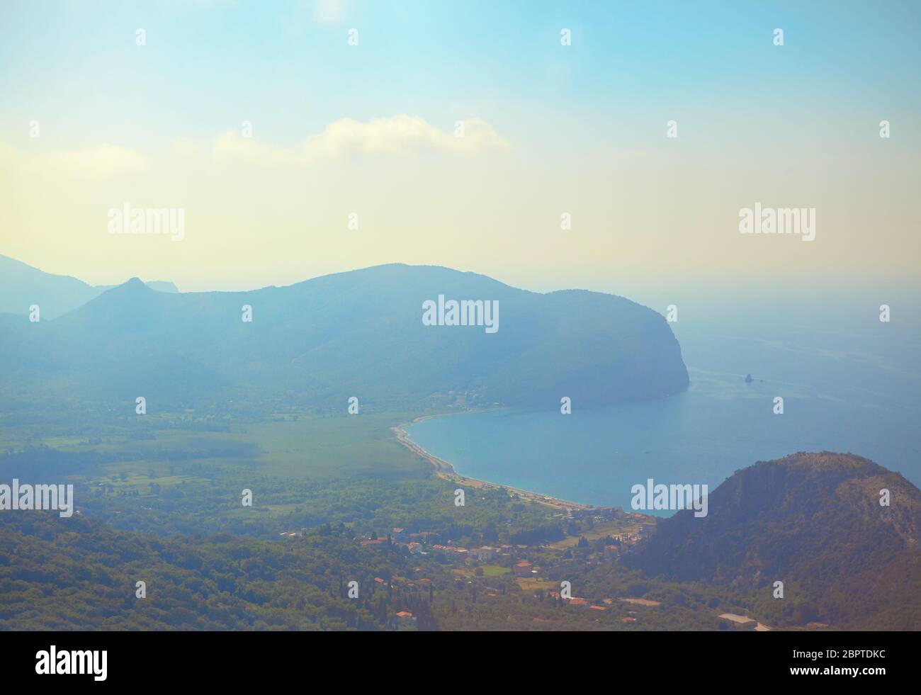 Adriatic Sea Buljarica Beach in Montenegro Stock Photo - Alamy