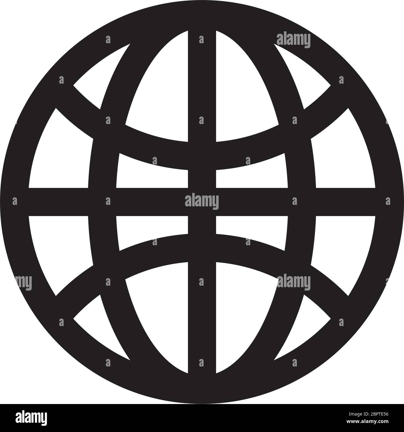 sphere browser silhouette style icon Stock Vector Image & Art - Alamy