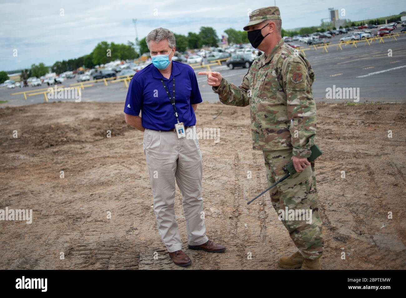 Manhattan, Kansas, USA. 19th May, 2020. From left, President of ...