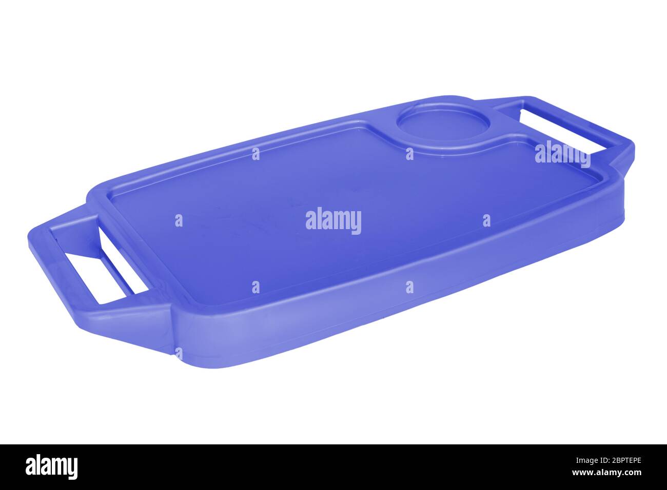 Color plastic Tray salver isoleted on white background Stock Photo - Alamy