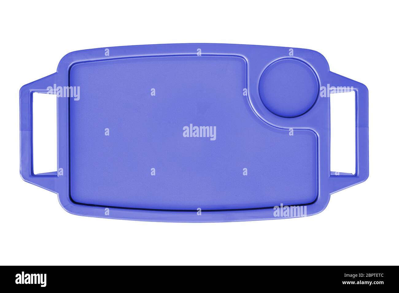 Color plastic Tray salver isoleted on white background Stock Photo - Alamy
