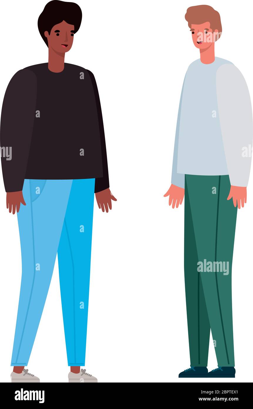 Men avatars cartoons vector design Stock Vector Image & Art - Alamy