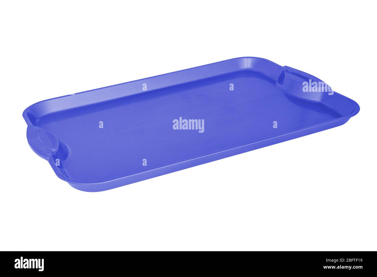 Color plastic Tray salver isoleted on white background Stock Photo - Alamy