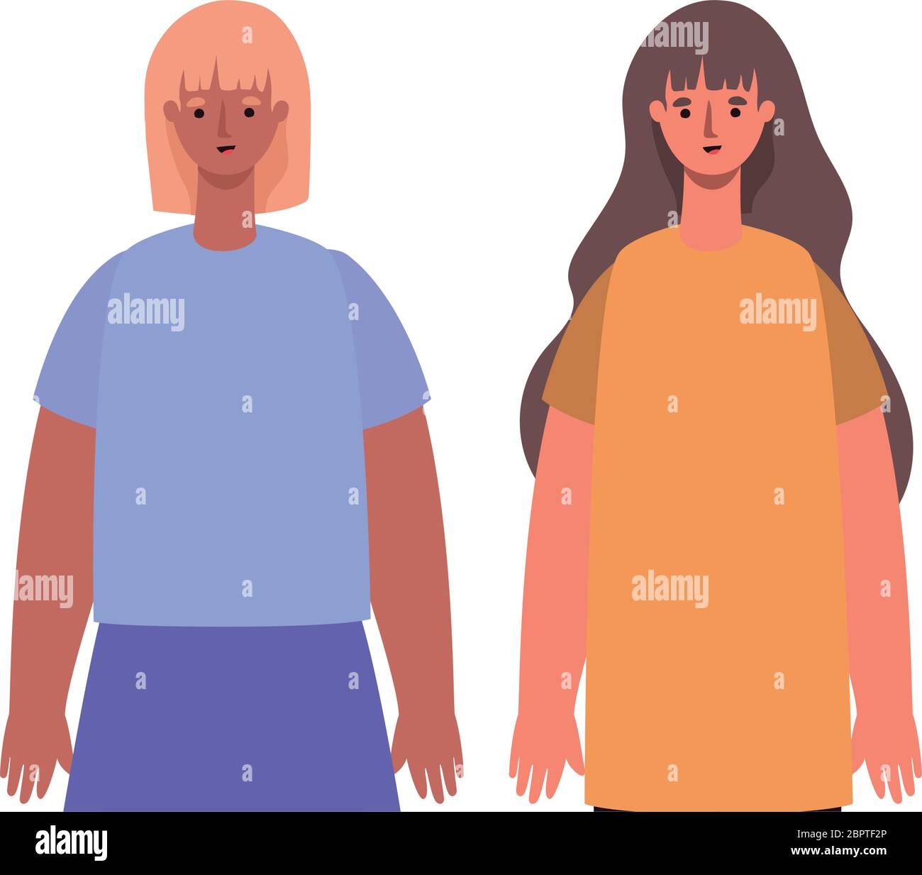 women avatars cartoons vector design Stock Vector Image & Art - Alamy
