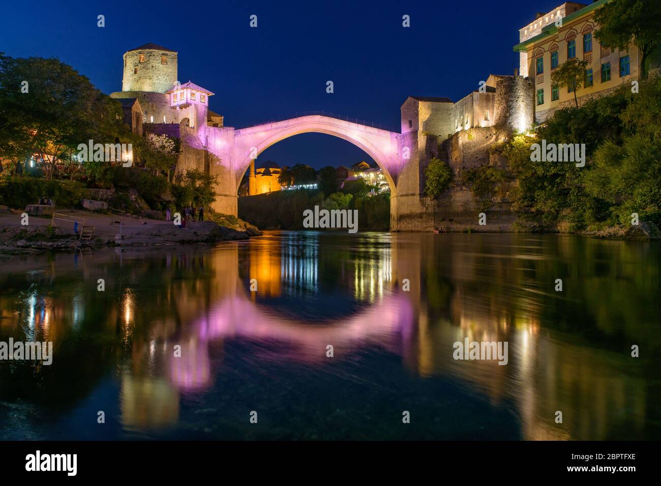 Mostar night hi-res stock photography and images - Alamy
