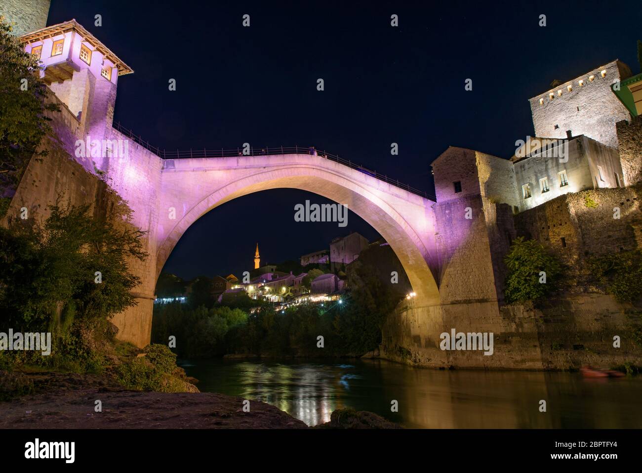 Mostar night hi-res stock photography and images - Alamy