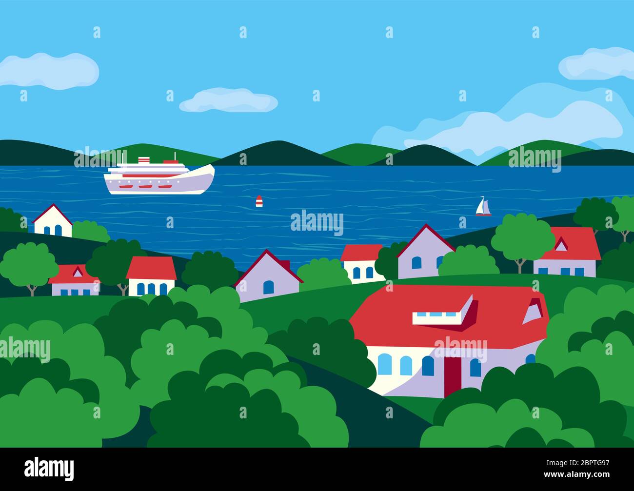 Rural Community Clipart