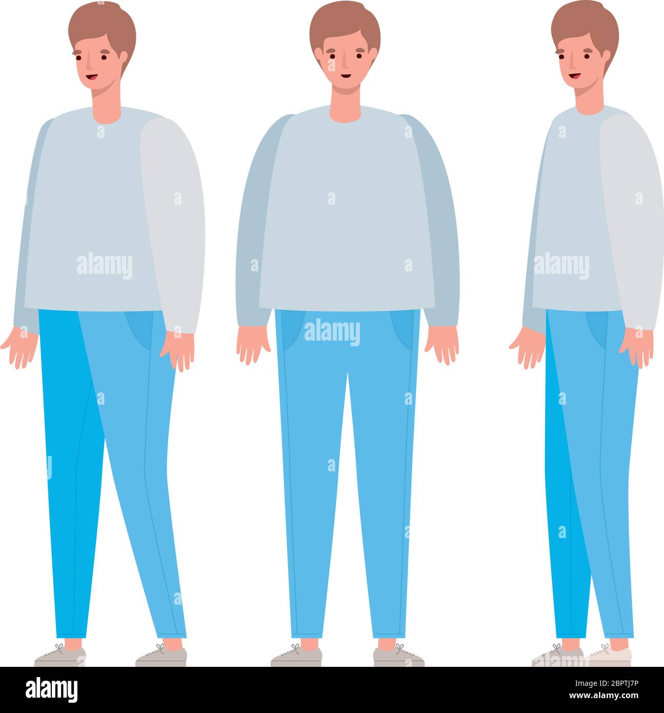 Men avatars cartoons vector design Stock Vector Image & Art - Alamy