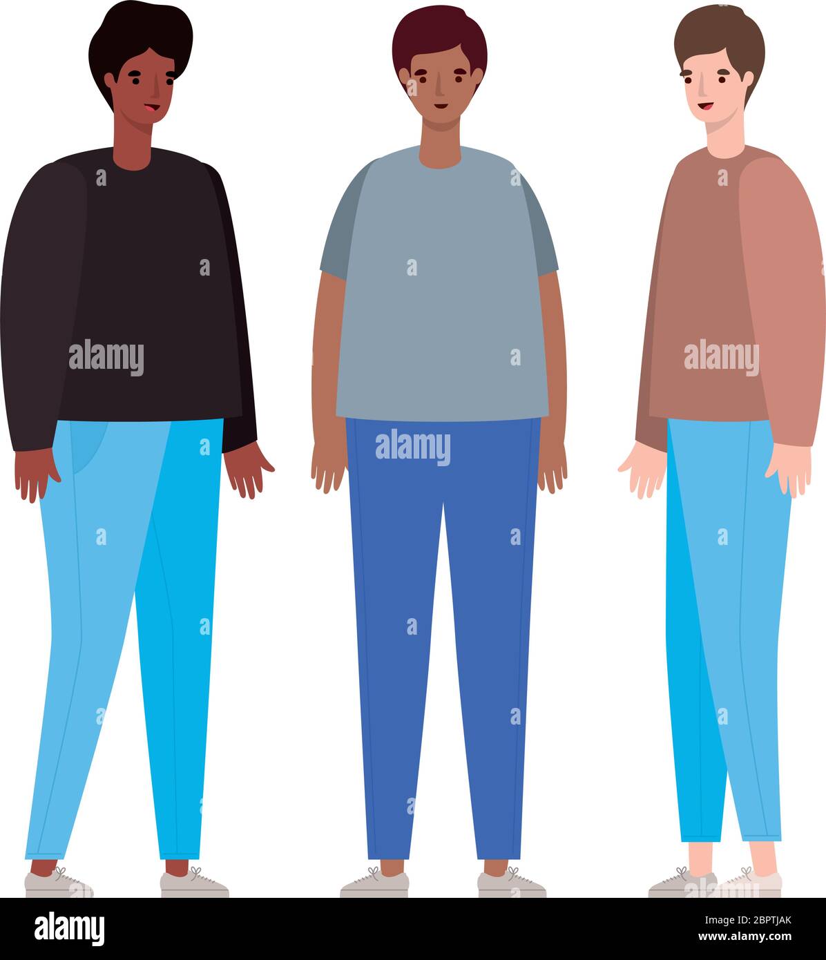 Men avatars cartoons vector design Stock Vector Image & Art - Alamy