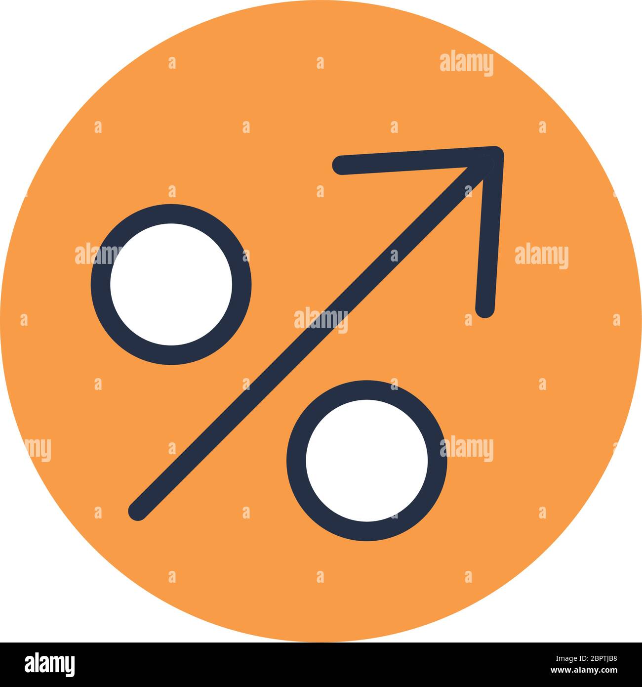 percent symbol fill style icon Stock Vector Image & Art - Alamy