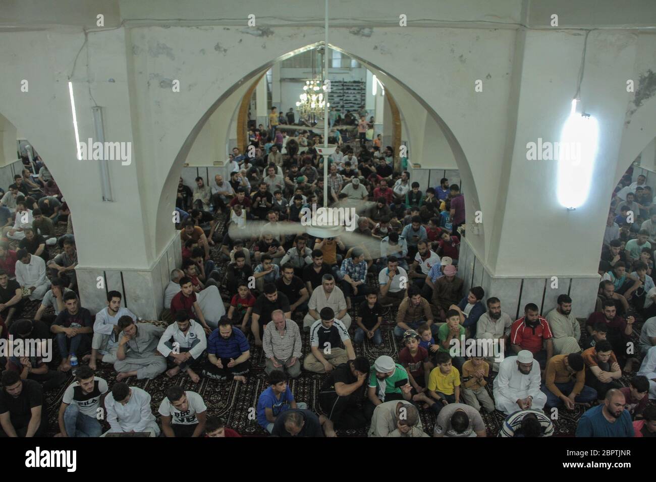 May 19, 2020: The pictures taken show that Muslims in Idlib governorate ...