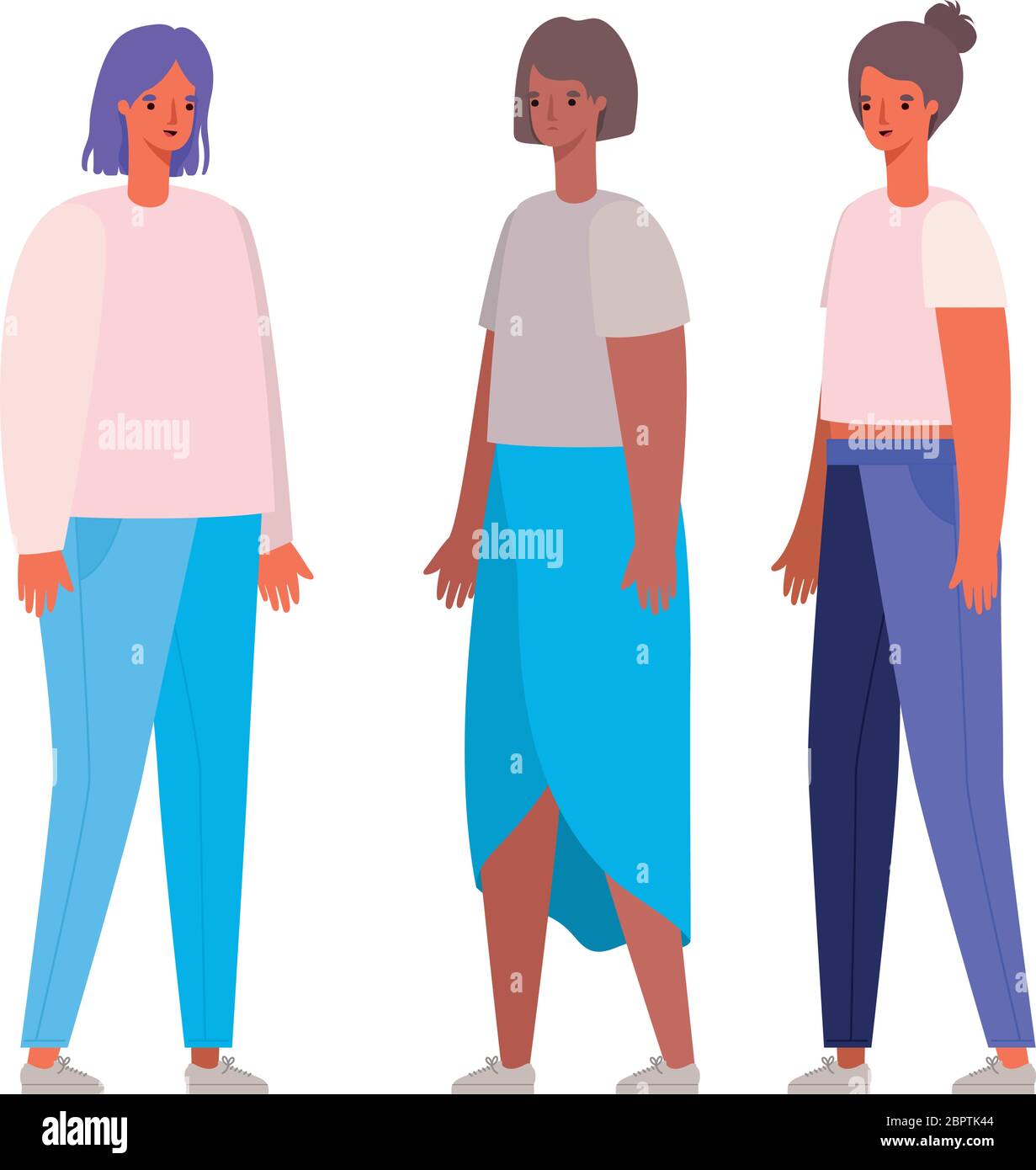 women avatars cartoons vector design Stock Vector Image & Art - Alamy
