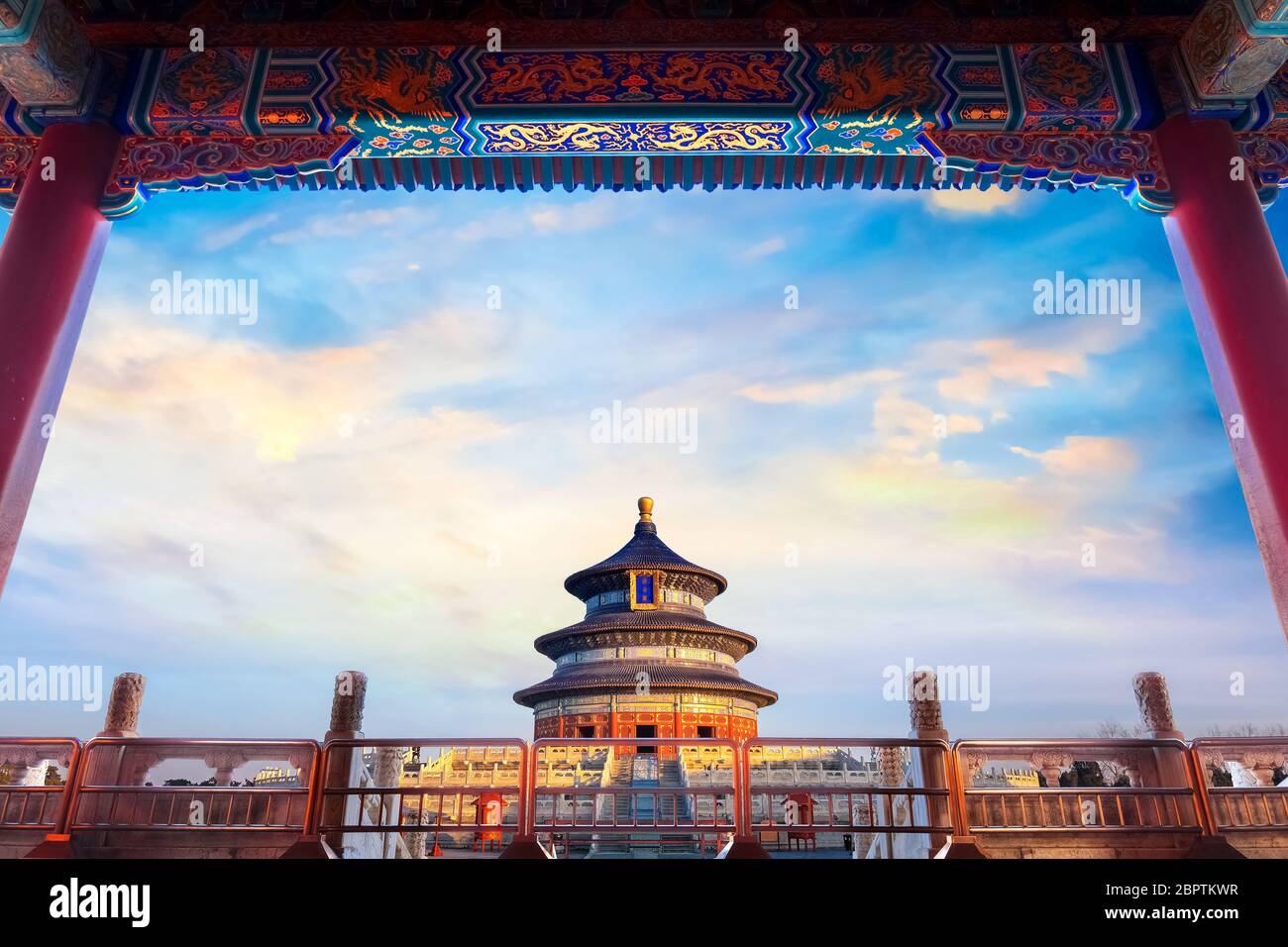 Beijing, China - Jan 10 2020: The Temple of Heaven is an imperial ...