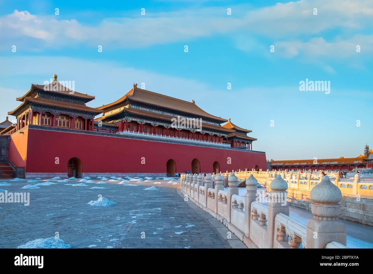 Beijing, China - Jan 9 2020: Wumen (Meridian Gate) of the Forbidden ...