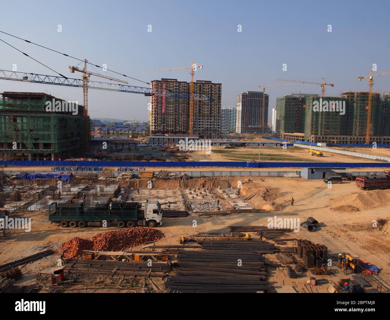 Golden Triangle Special Economic Zone In Laos Stock Photo - Alamy