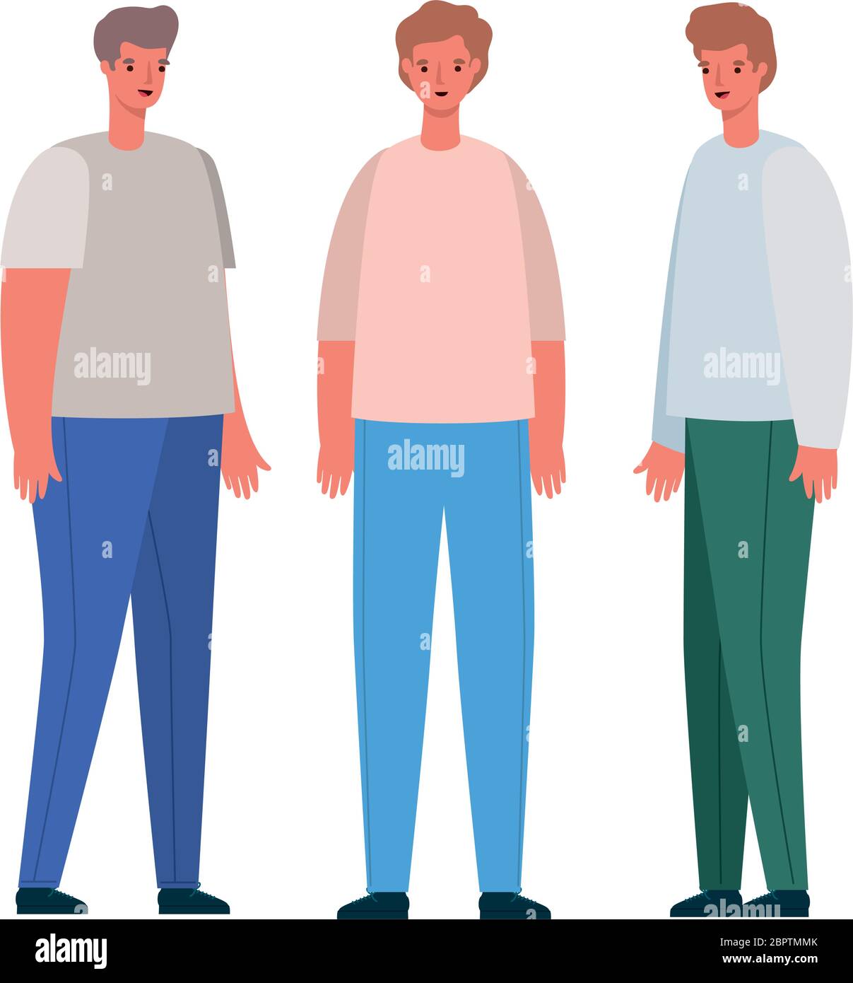 Men avatars cartoons vector design Stock Vector Image & Art - Alamy