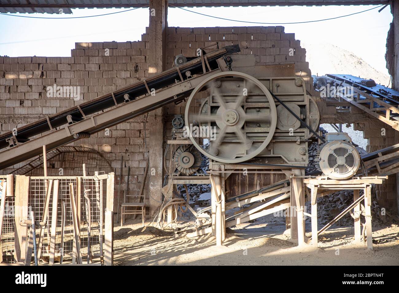 Plant for the production of bricks from clay. Plant for production ...
