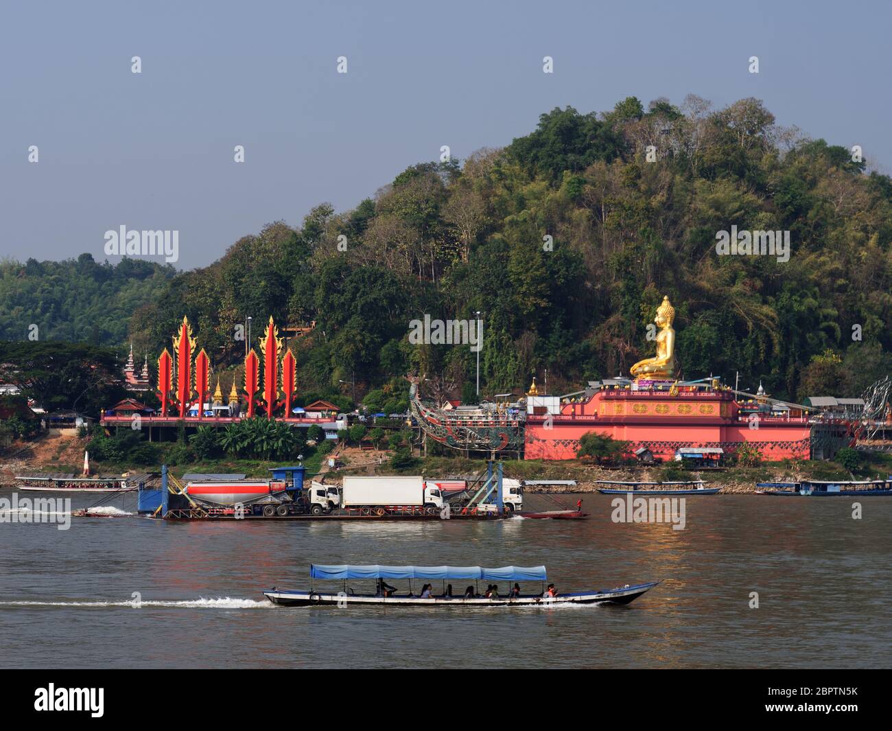 Golden Triangle Special Economic Zone In Laos Stock Photo - Alamy