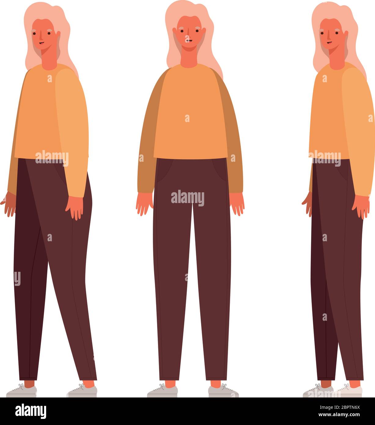 women avatars cartoons vector design Stock Vector Image & Art - Alamy