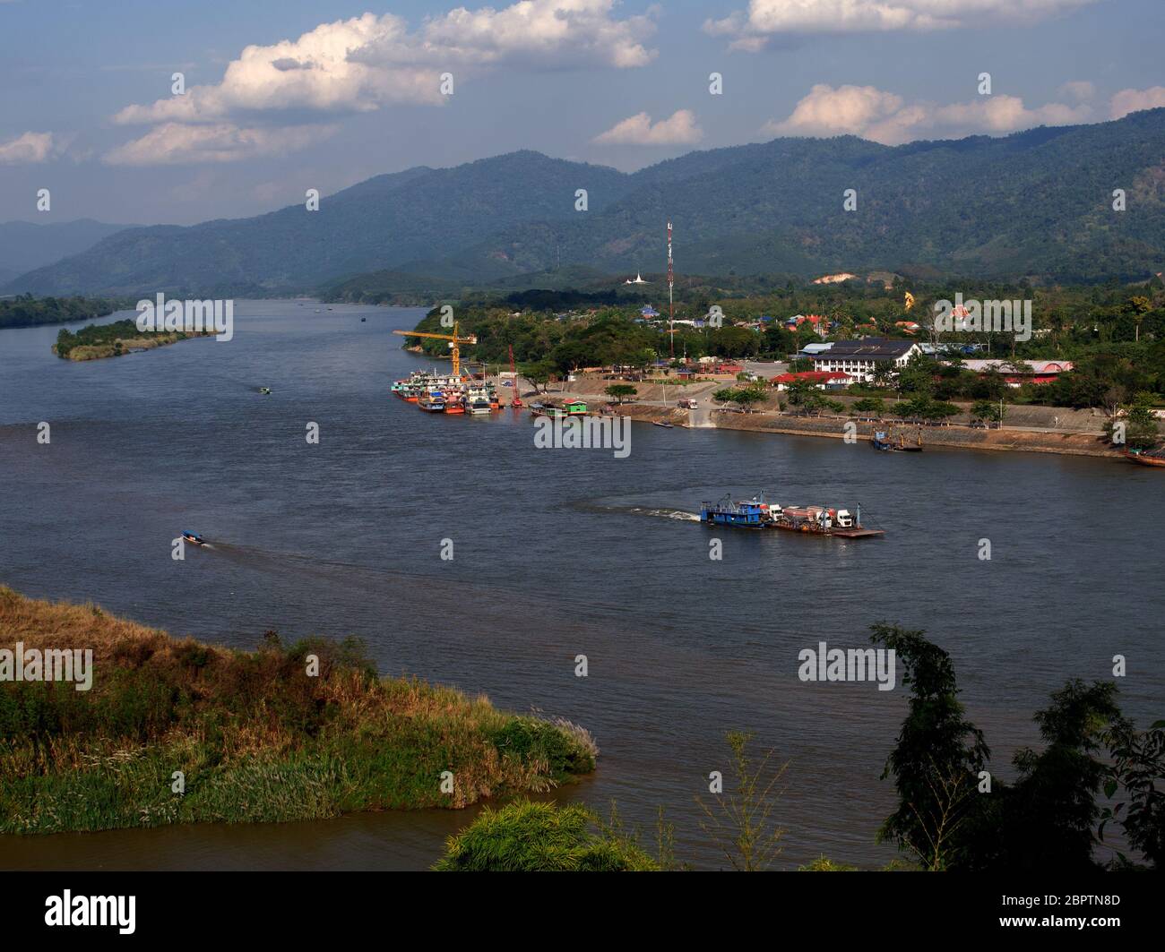 Golden Triangle Special Economic Zone In Laos Stock Photo - Alamy