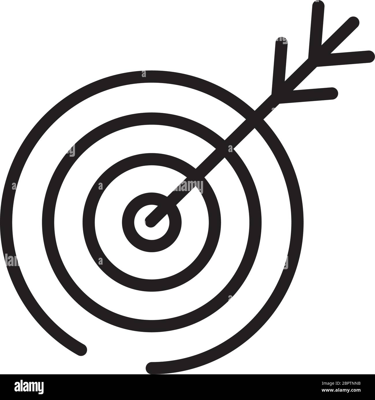 Close up target bullseye Cut Out Stock Images & Pictures - Alamy