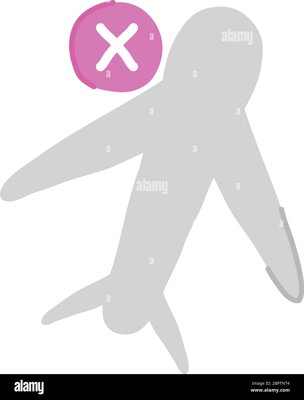 banned flights symbol, airplane with cross icon over white background ...