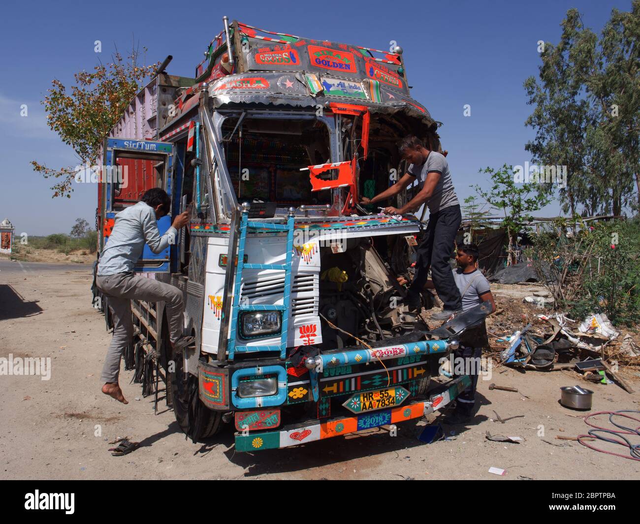 Marble transport in Rajasthan, India Stock Photo - Alamy