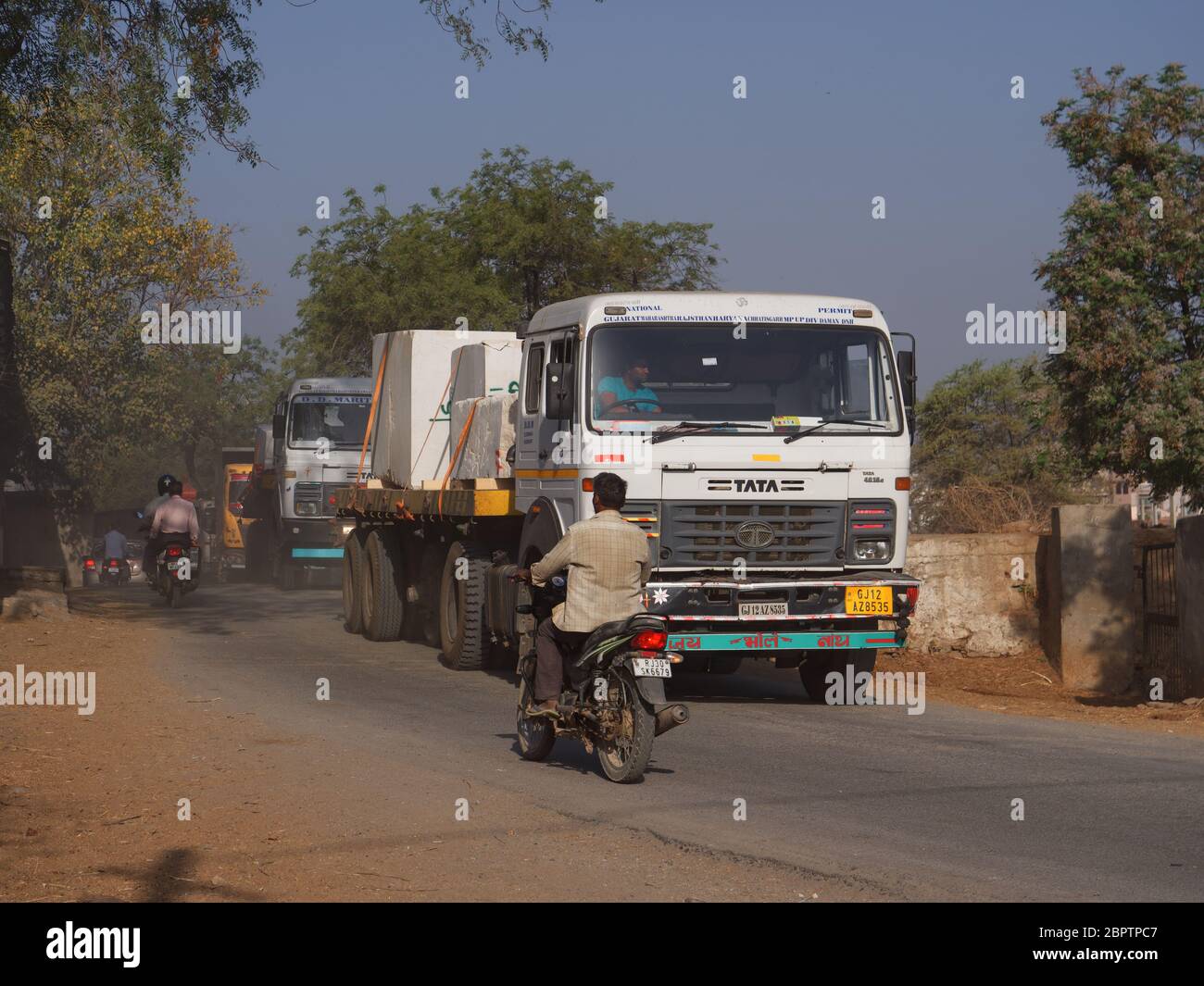 Marble transport in Rajasthan, India Stock Photo - Alamy