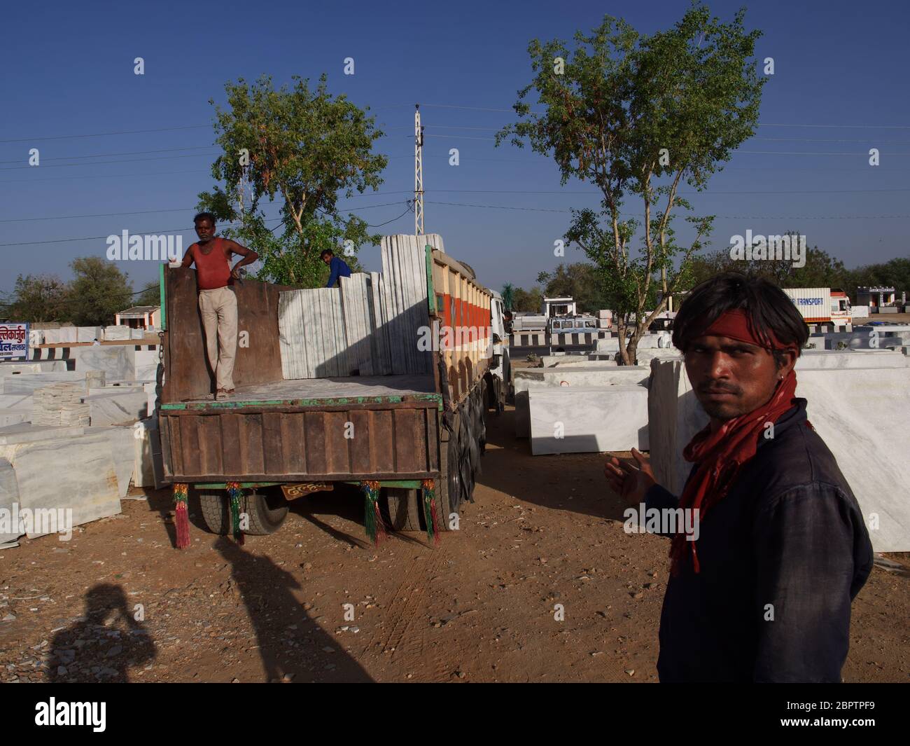 Marble transport in Rajasthan, India Stock Photo - Alamy