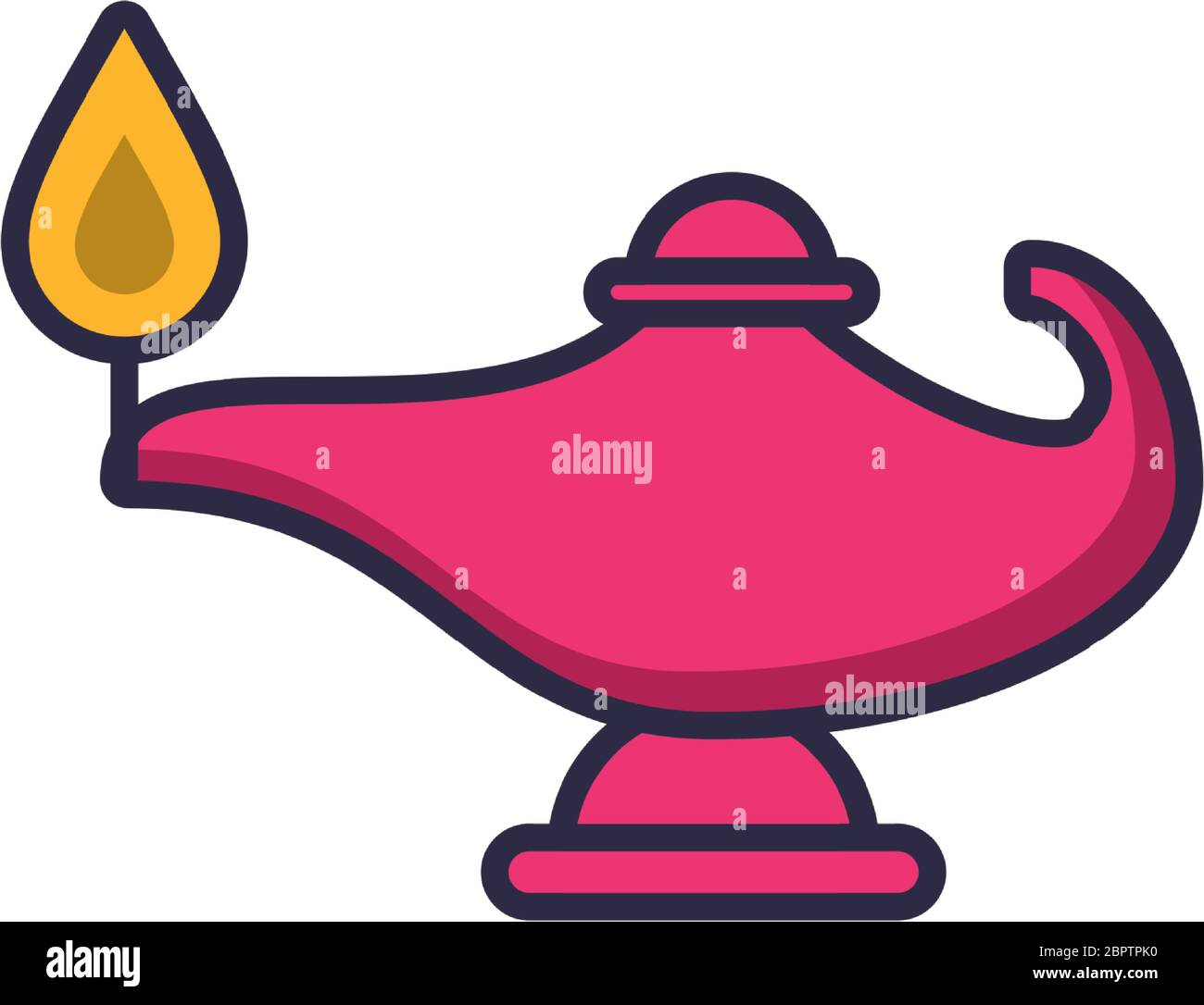 magic lamp fill style icon Stock Vector Image & Art - Alamy