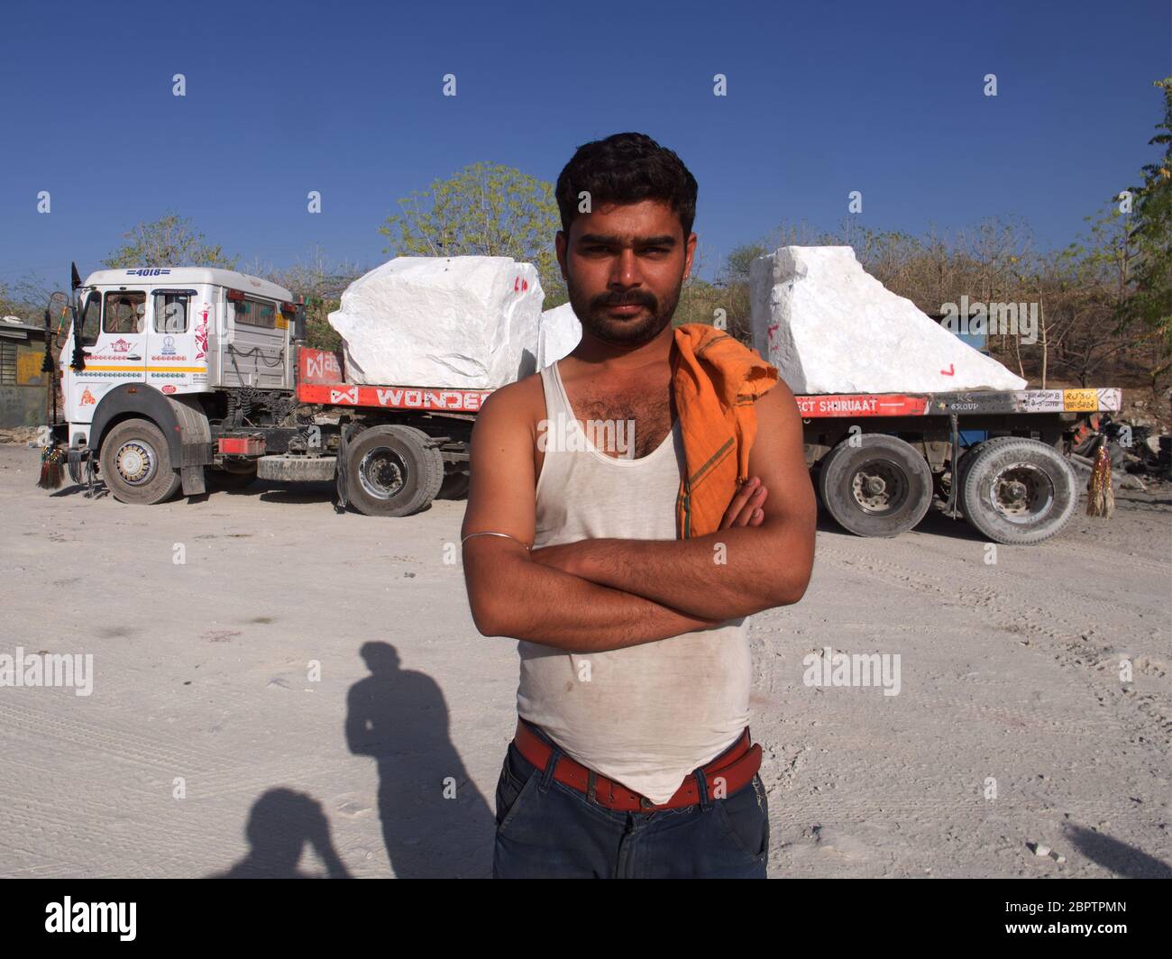 Marble transport in Rajasthan, India Stock Photo - Alamy