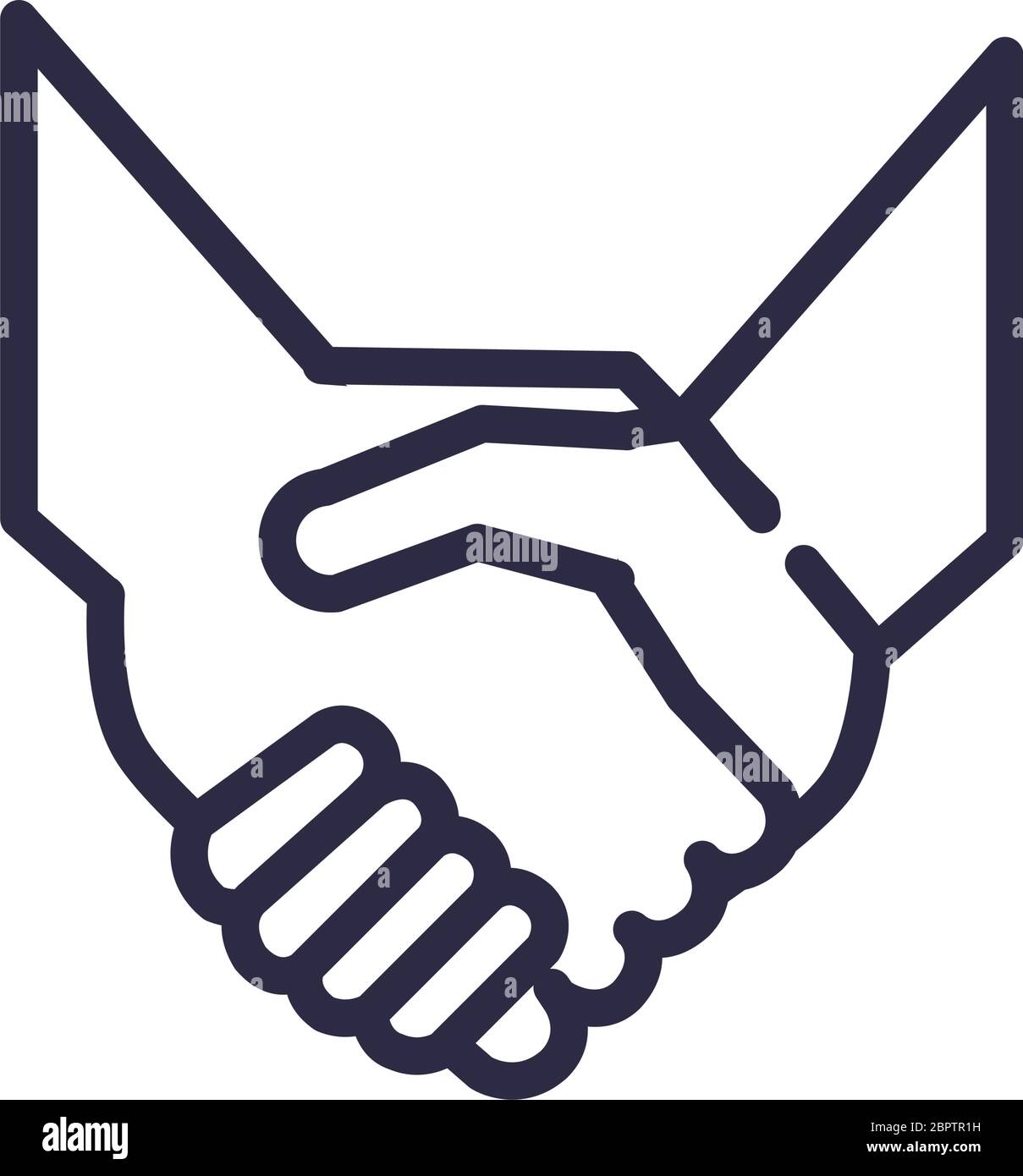 Deal done handshake Stock Vector Images - Alamy