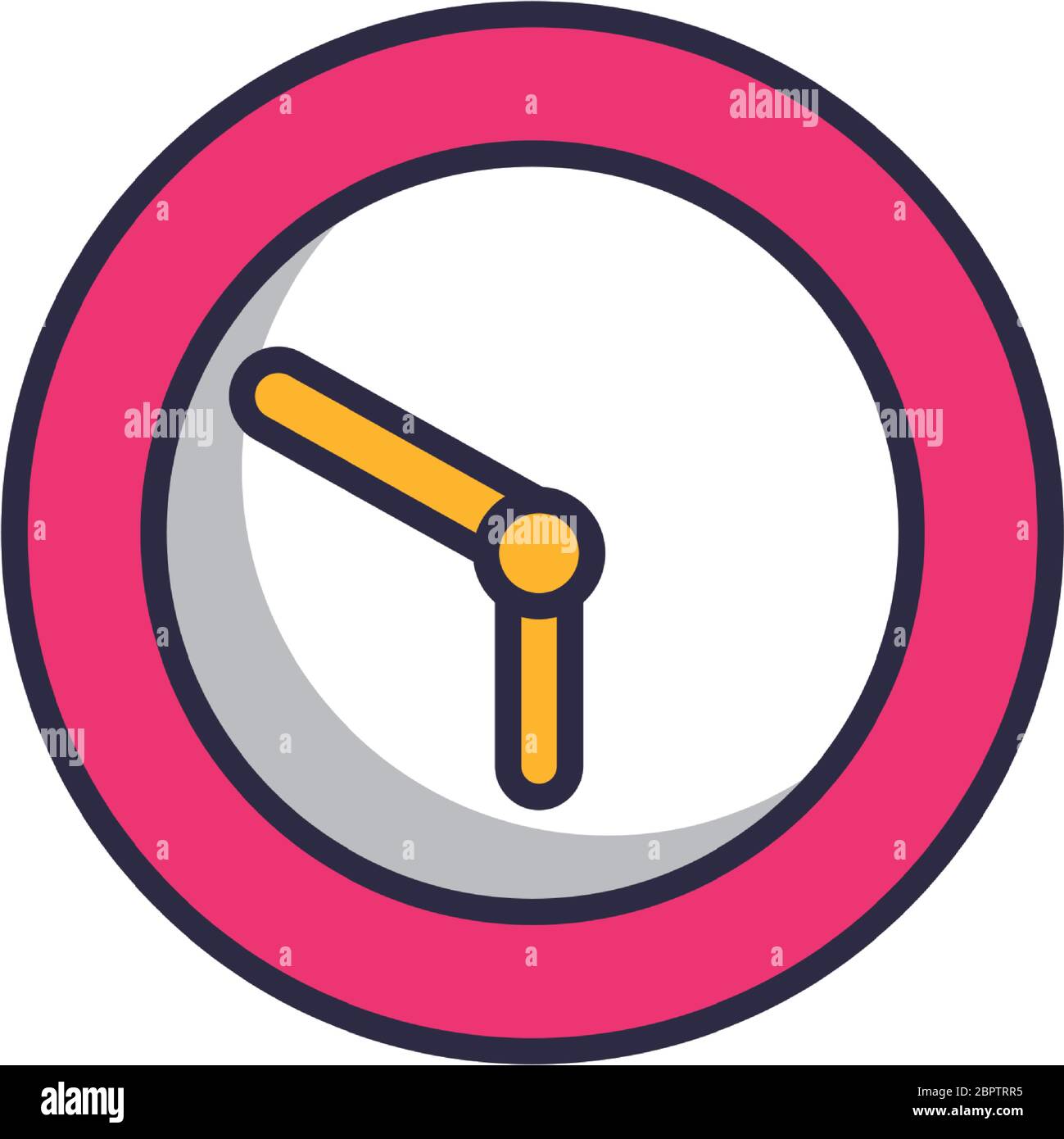 time clock watch fill style icon Stock Vector Image & Art - Alamy