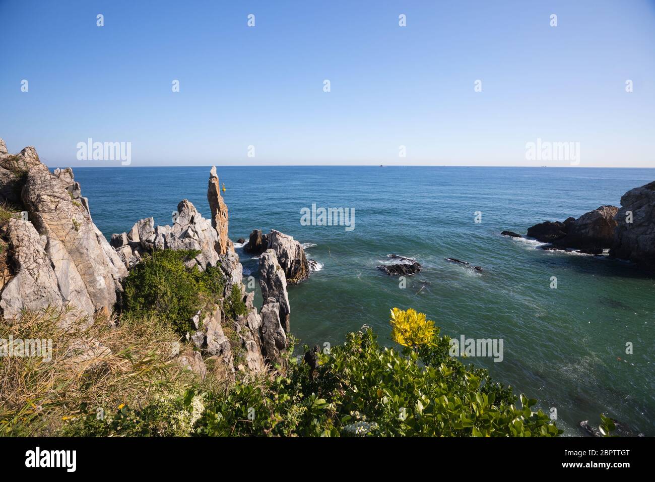 Beautiful nature sea landscape. East Sea Gangwon-do, Korea Stock Photo ...
