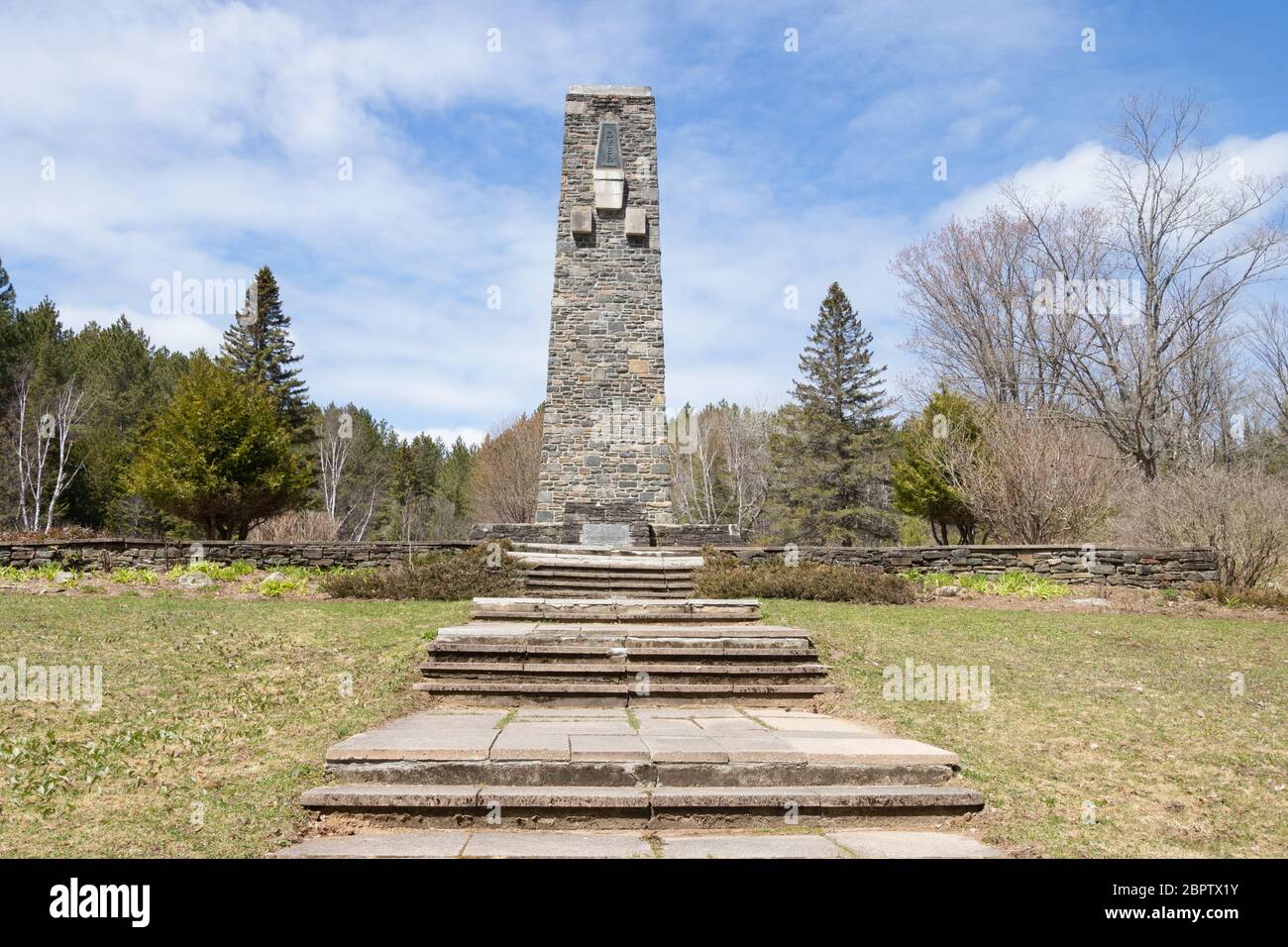 Sone monument at the centre of Dyer Memorial Nature Reserve in ...