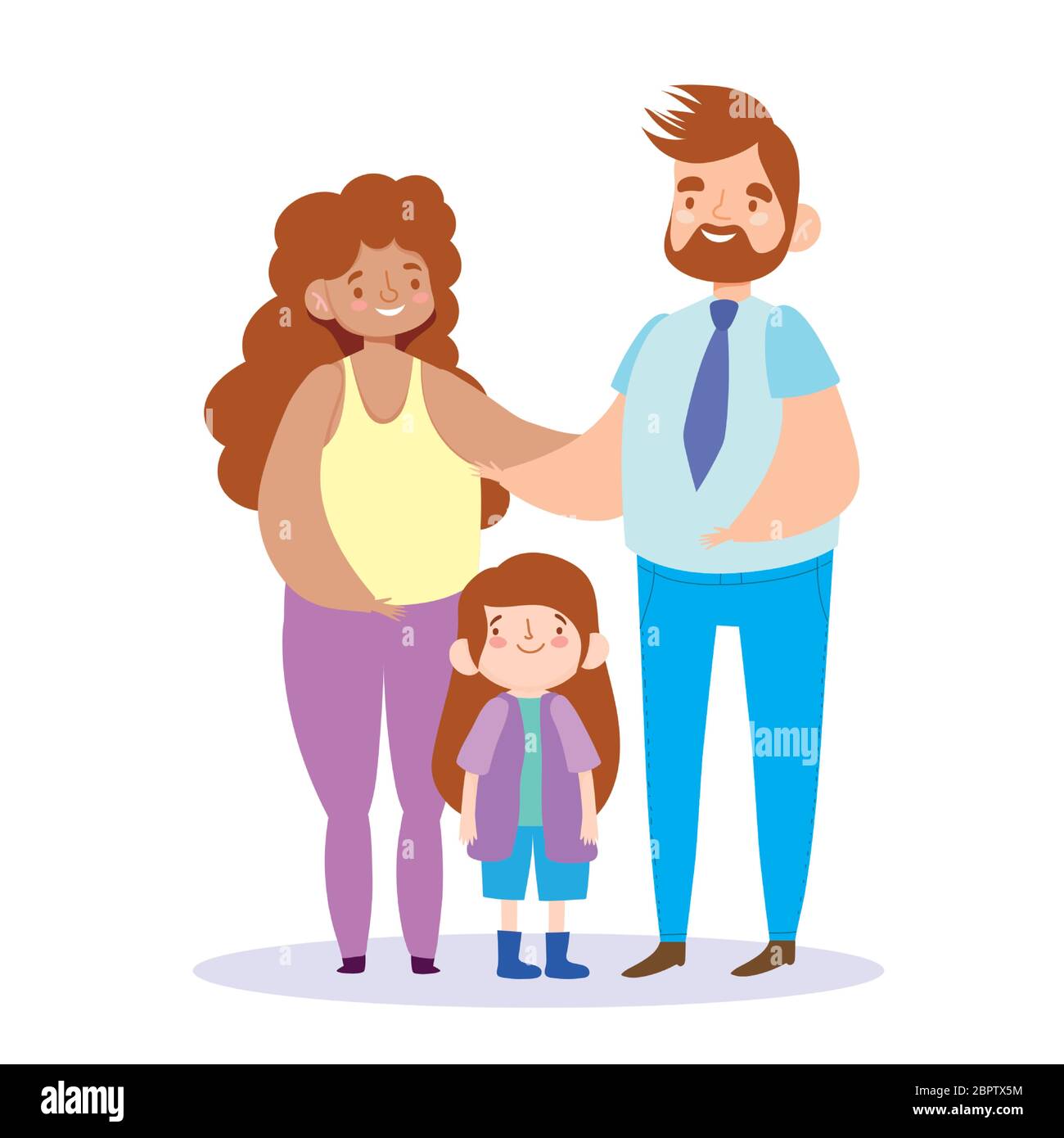 Mother father and daughter design, Family relationship and generation ...