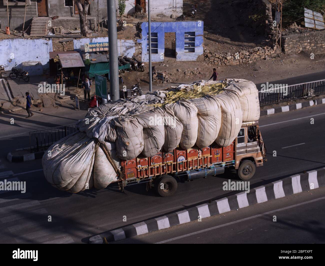 The Golden Quadrilateral in India Stock Photo - Alamy