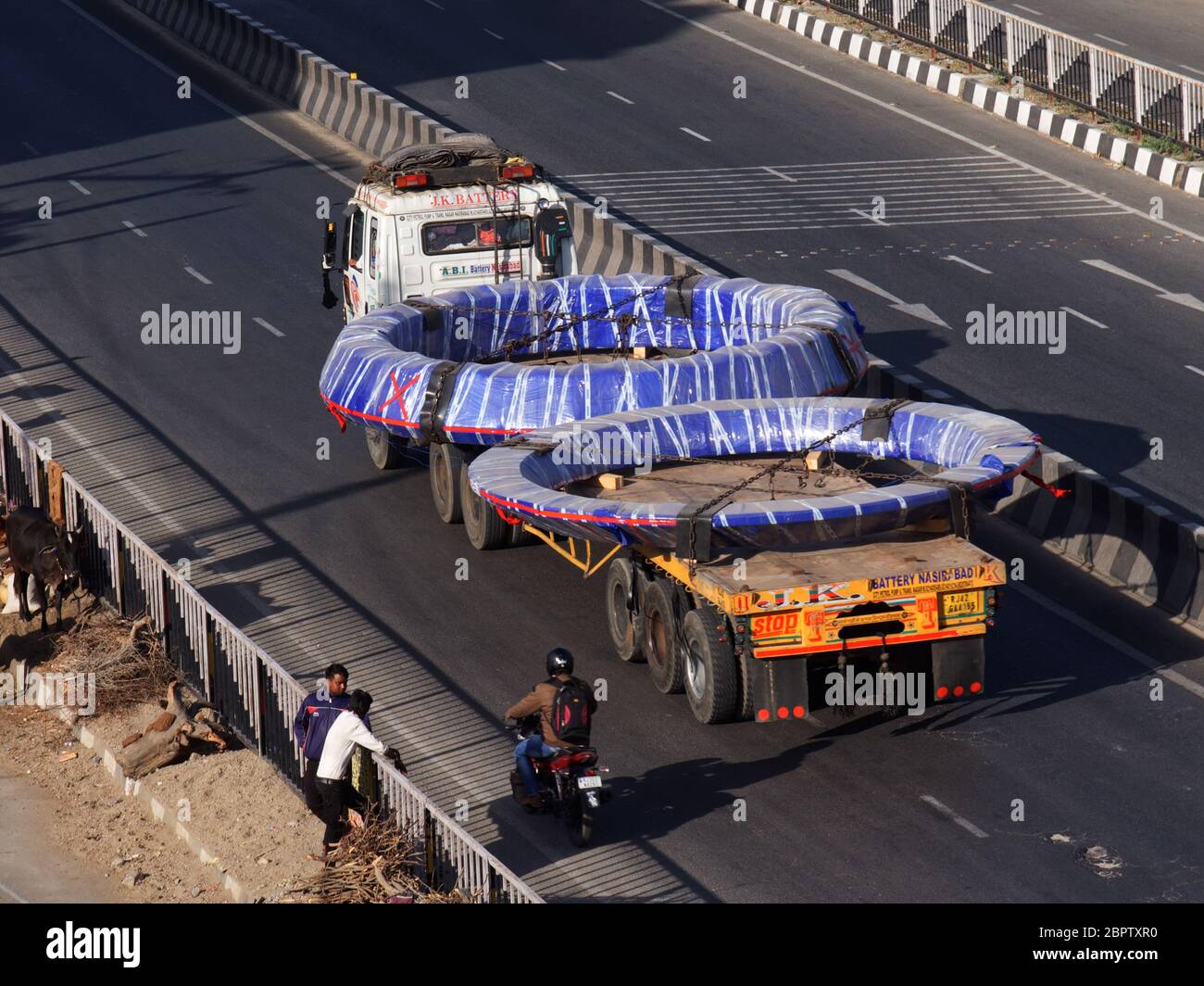 The Golden Quadrilateral in India Stock Photo - Alamy