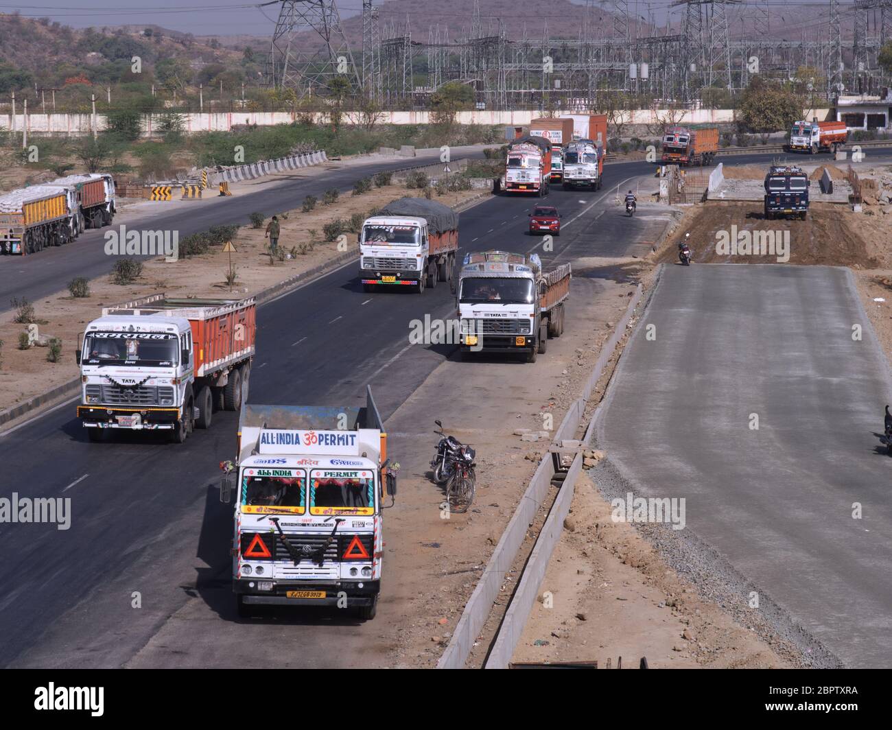 The Golden Quadrilateral in India Stock Photo - Alamy