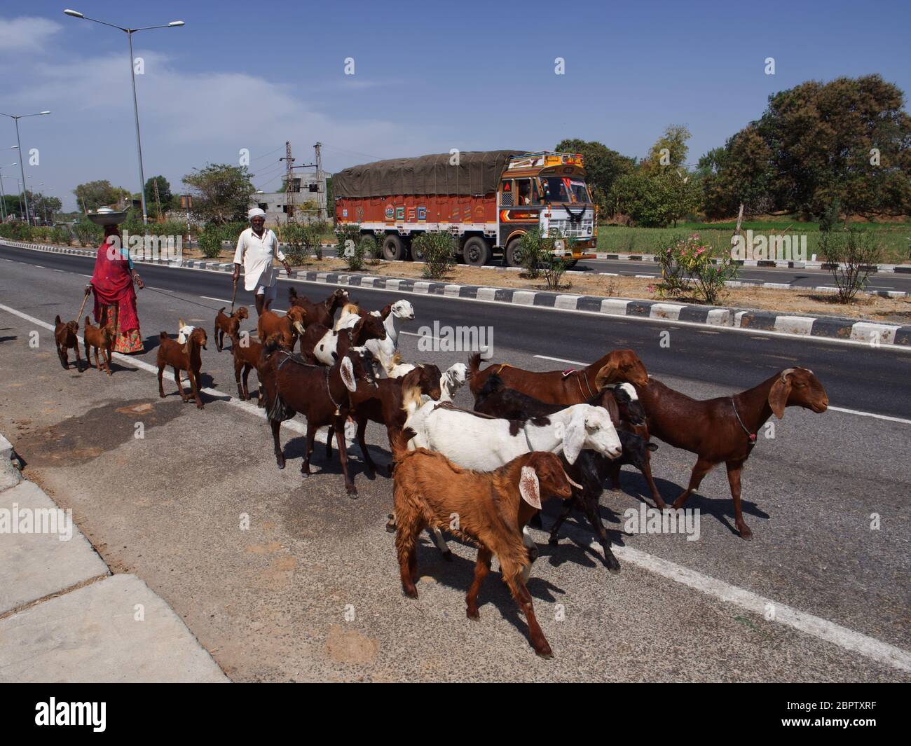 The Golden Quadrilateral in India Stock Photo - Alamy
