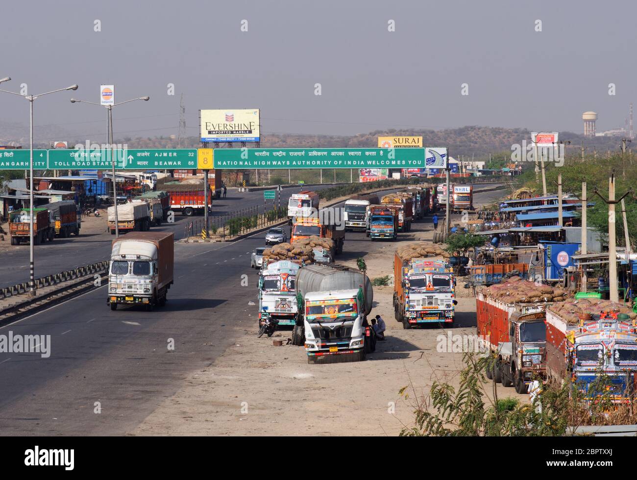 The Golden Quadrilateral in India Stock Photo - Alamy