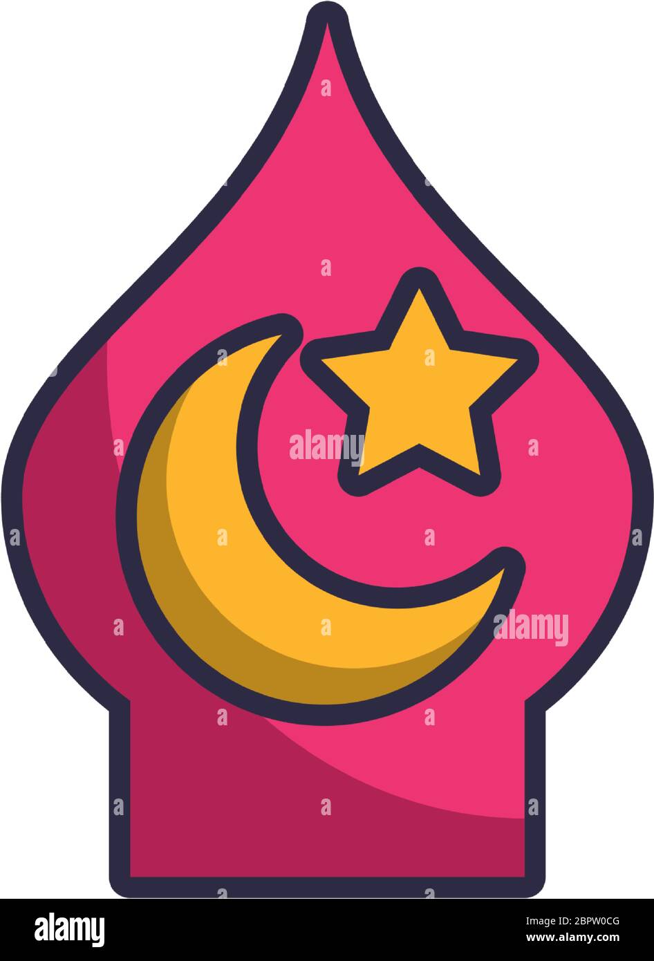 eid mubarak mosque fill style icon Stock Vector Image & Art - Alamy