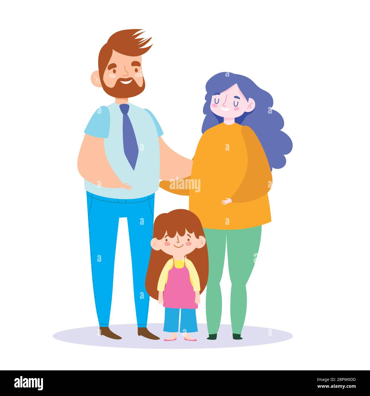 Mother father and daughter design, Family relationship and generation ...