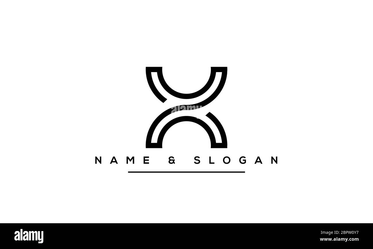 X alphabet logo Stock Vector Images - Alamy