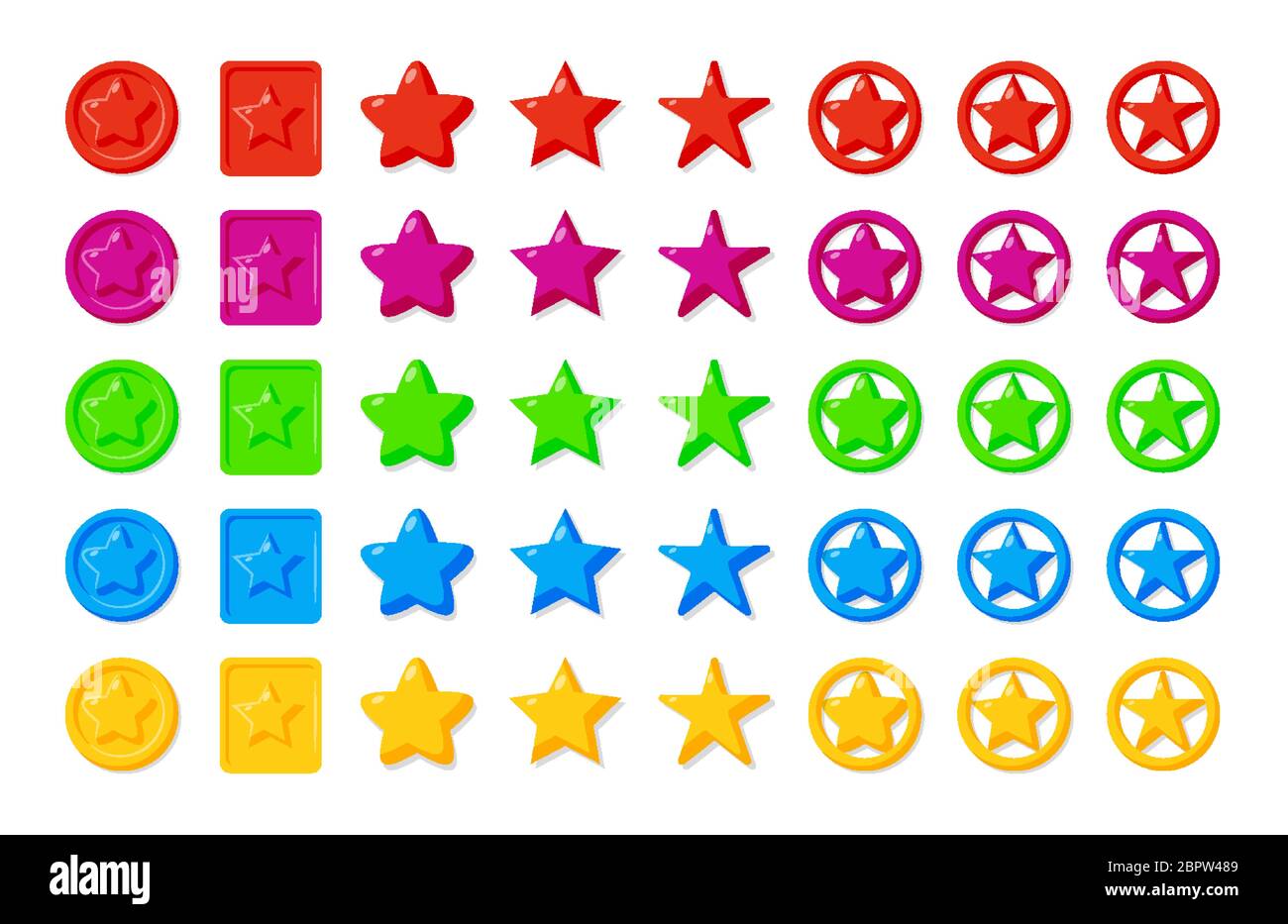 Cartoon stars hi-res stock photography and images - Alamy