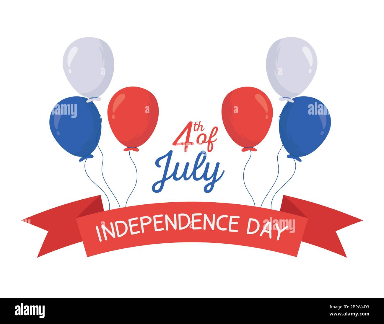 4 balloons Stock Vector Images - Alamy