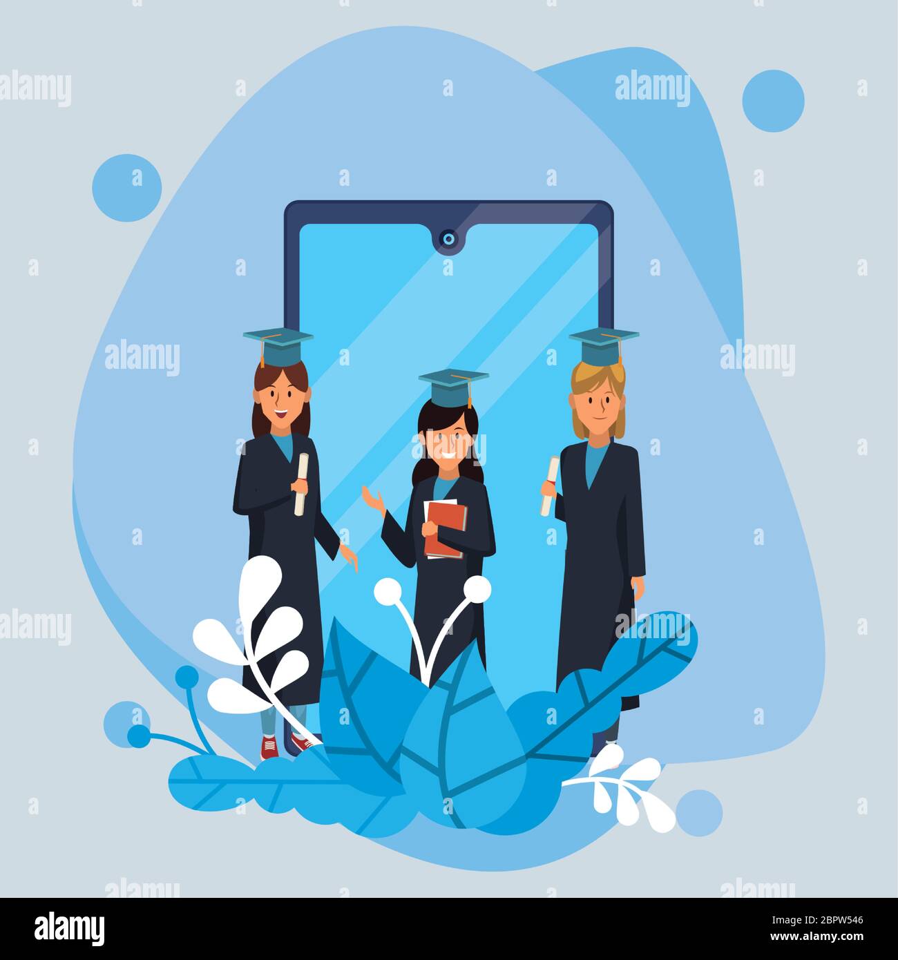 Girls with tech Stock Vector Images - Alamy