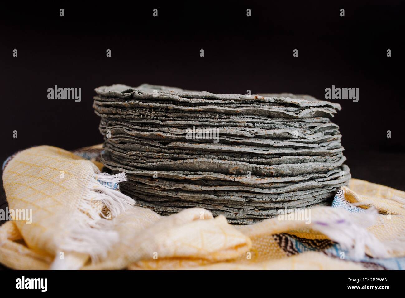 tortillas azules, blue corn, mexican food traditional food in mexico ...